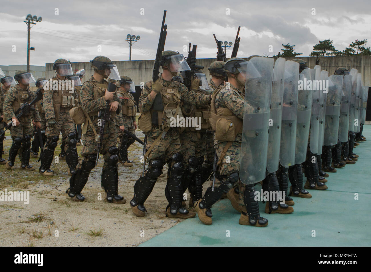 Marines with Echo Battery, Battalion Landing Team, 2nd Battalion, 5th ...