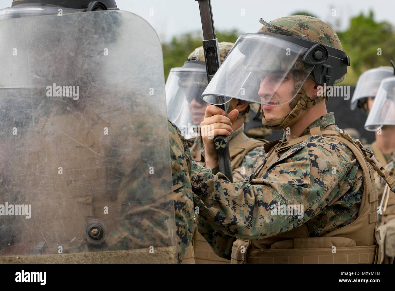 Lance Cpl. Nathaniel Guire, a radio operator with Echo Battery ...