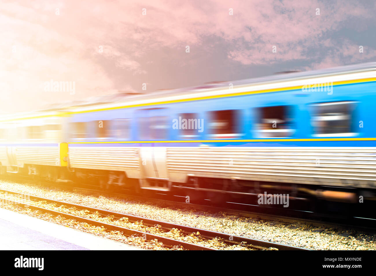 Railroad train in trip to creative for design and decoration isolate on ...