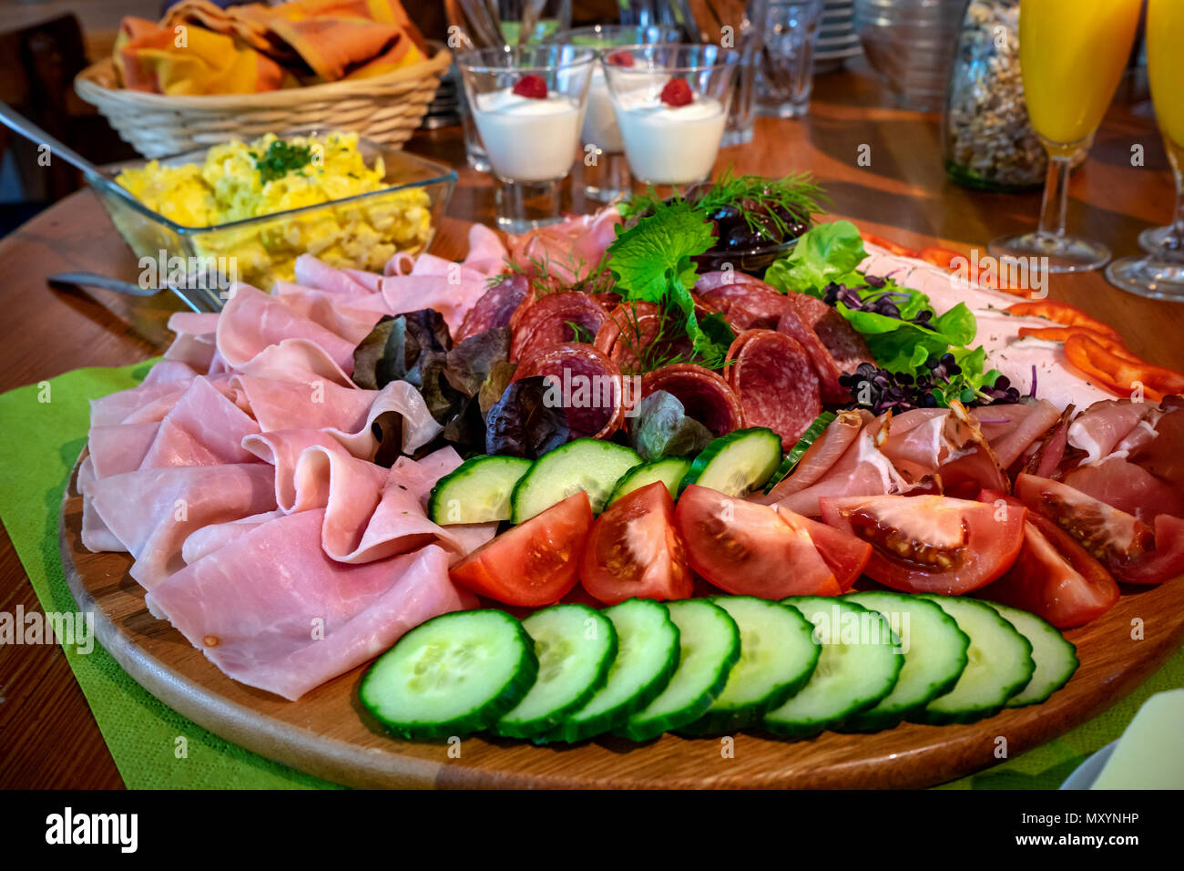 Buffet gourmet hi-res stock photography and images - Alamy