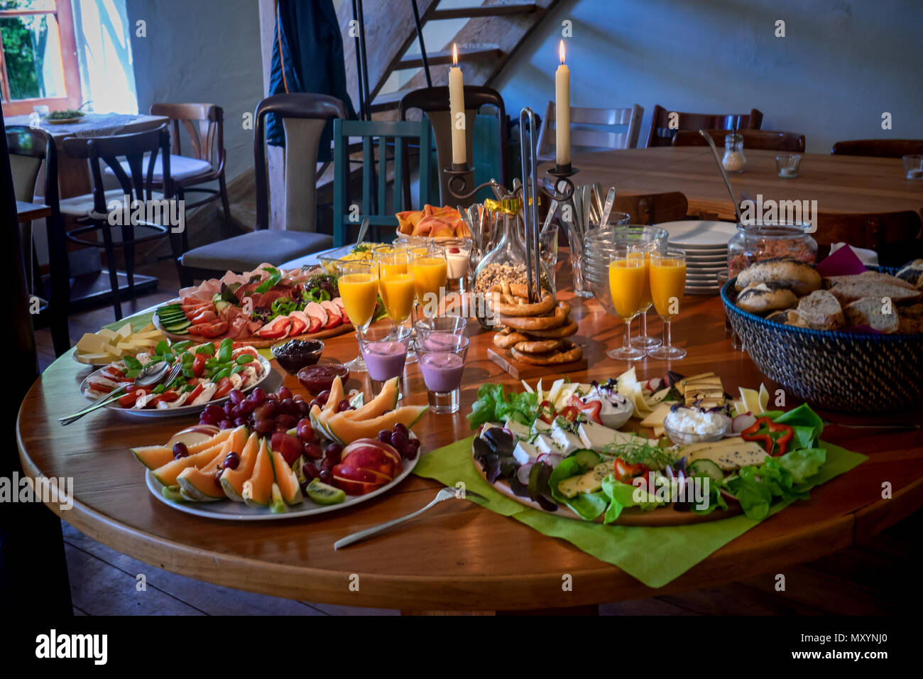 Breakfast food buffet hi-res stock photography and images - Alamy