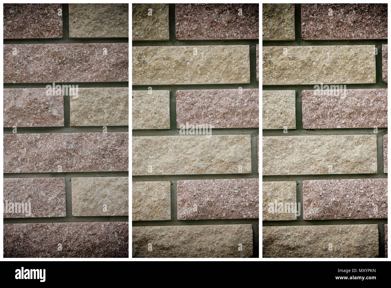 Brick texture of old vintage building, design concept Stock Photo - Alamy