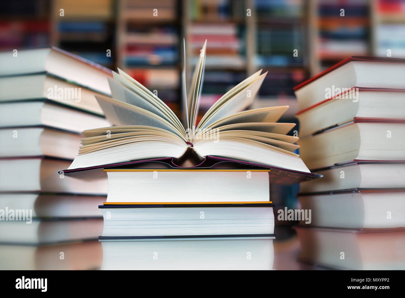 stack of books Stock Photo - Alamy