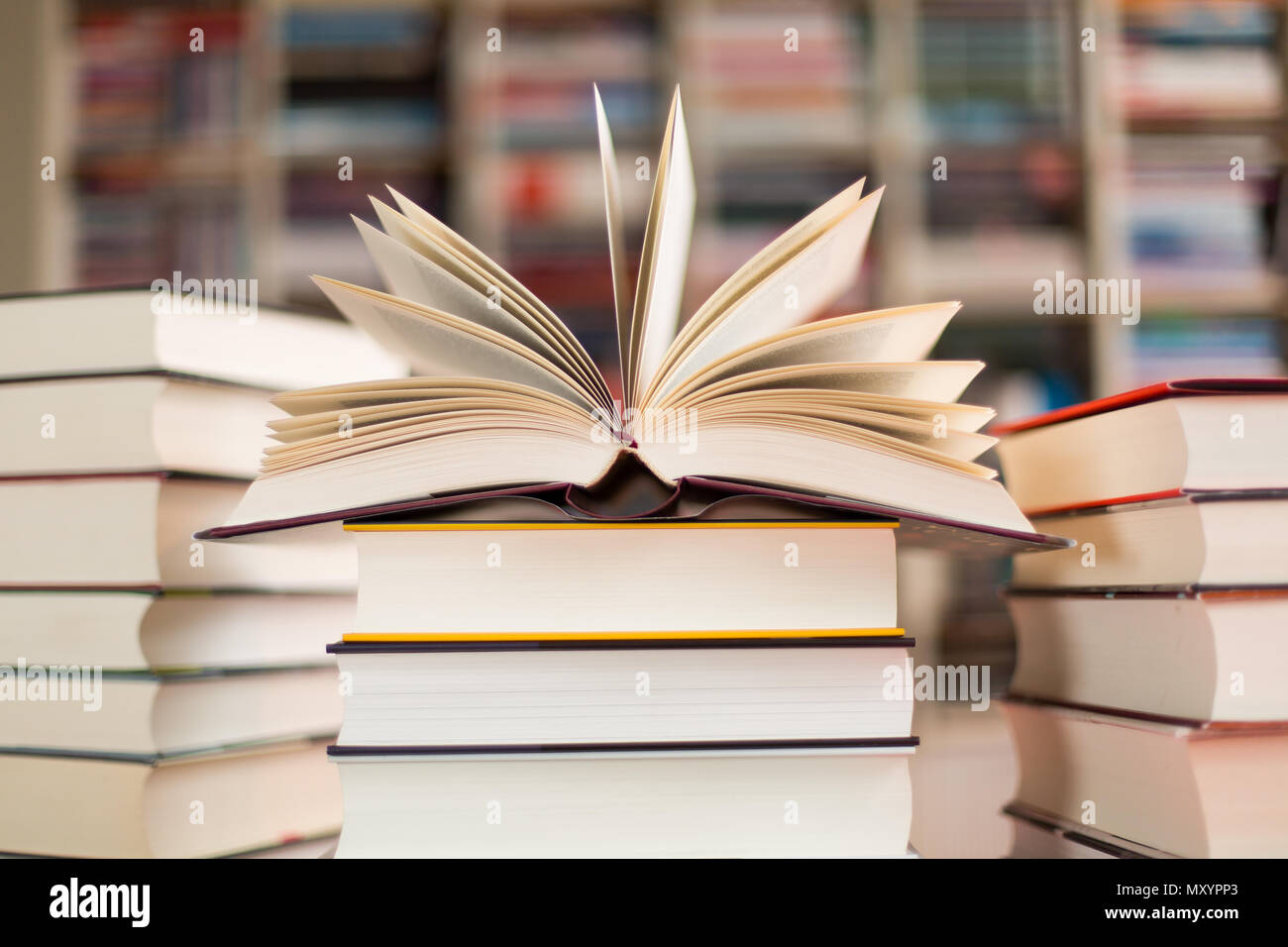 stack of books Stock Photo - Alamy