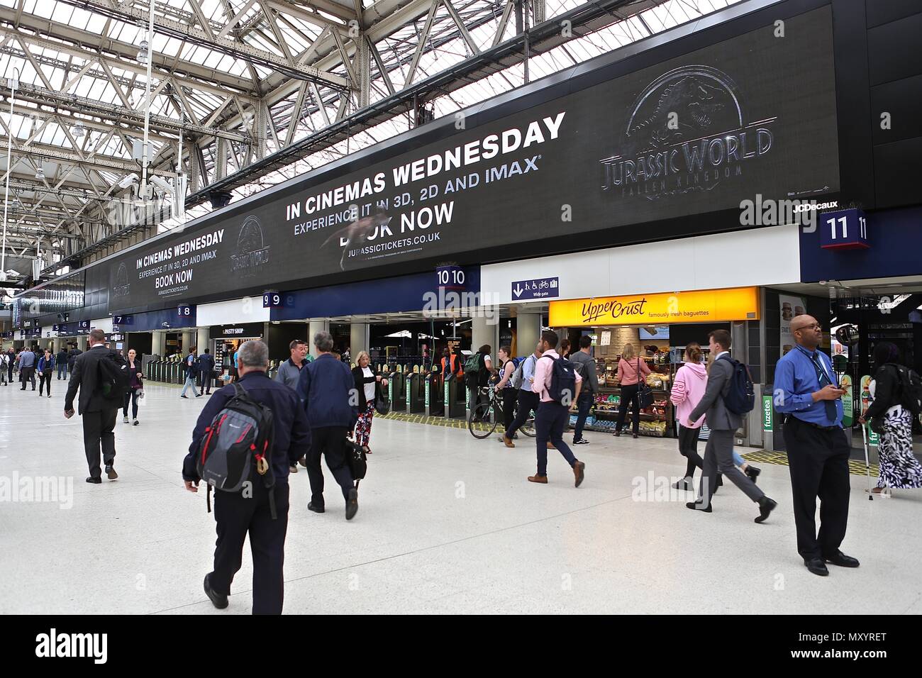 Waterloo Station London England Stock Photo - Alamy