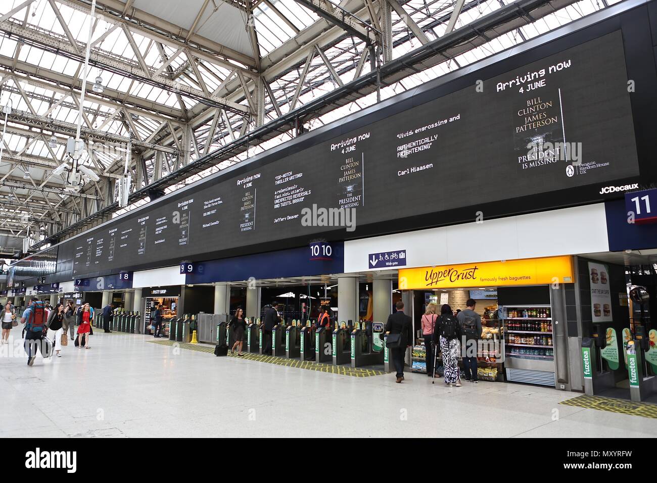 Waterloo Station London England Stock Photo - Alamy