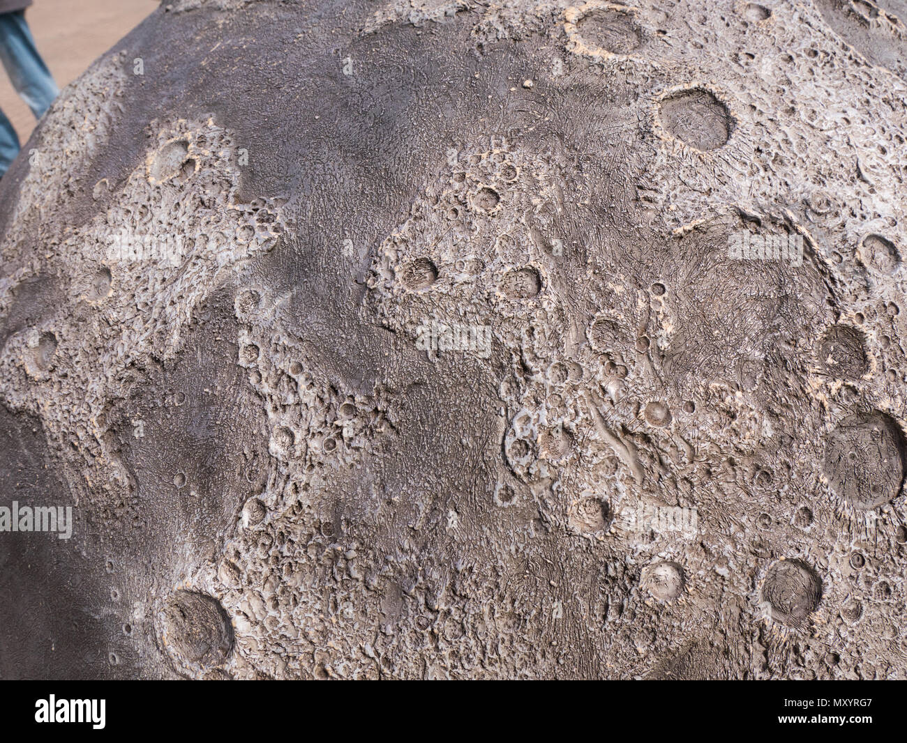 model of the moon at the city of science and art in Valencia, Spain ...