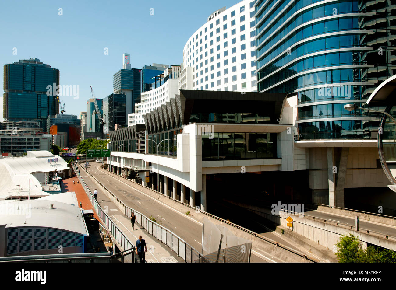 SYDNEY, AUSTRALIA - December 12, 2016: City buildings adjacent to ...