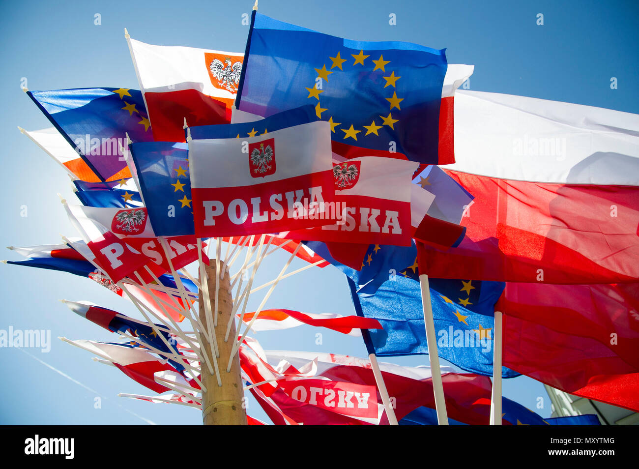 Polish And Eu Flags High Resolution Stock Photography and Images - Alamy