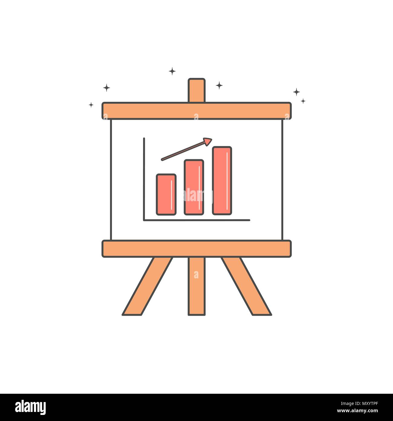 Board statistics icon cartoon Stock Vector Images - Alamy