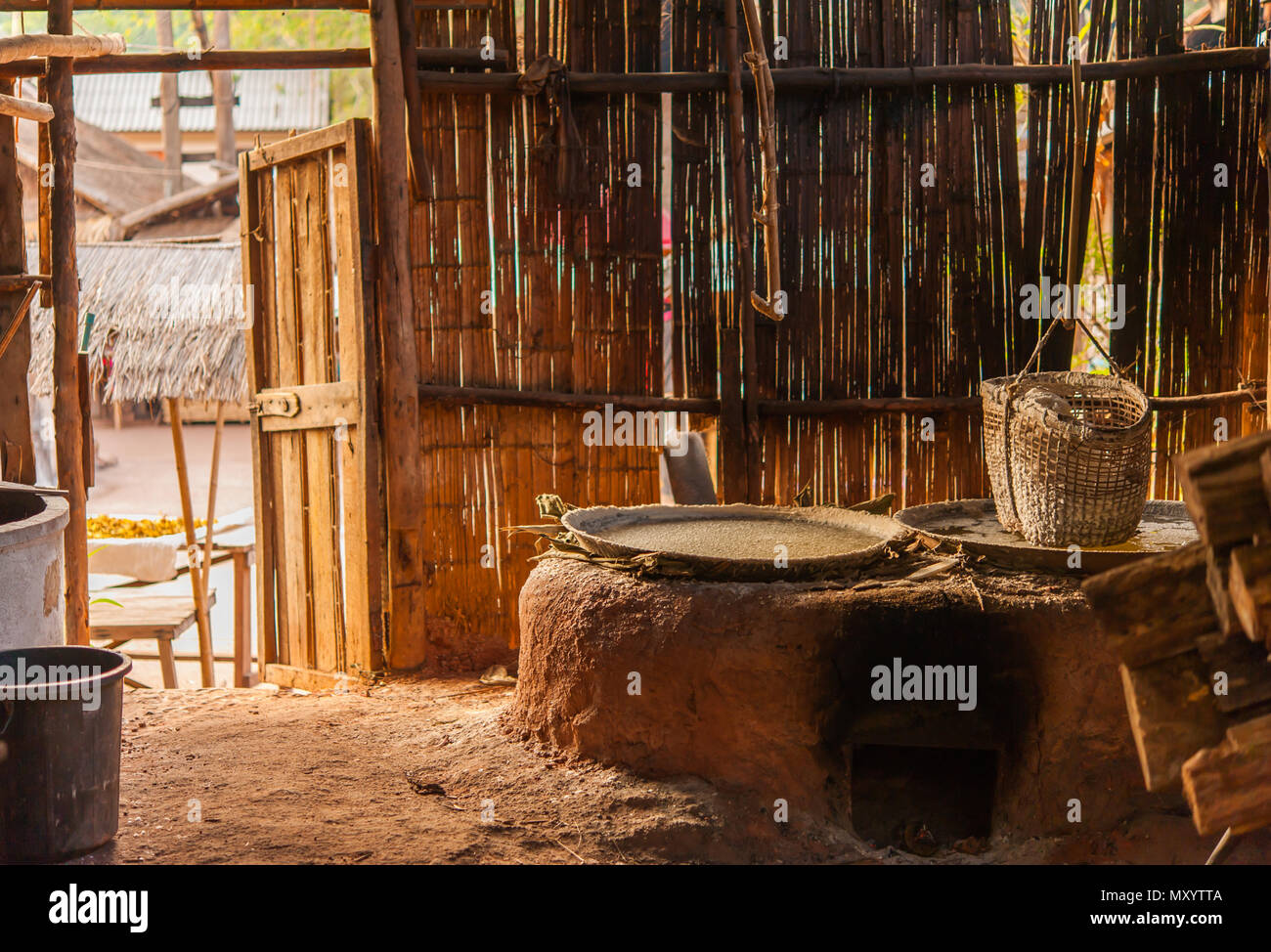 Traditional Salt making in Nan Province Thailand Stock Photo - Alamy