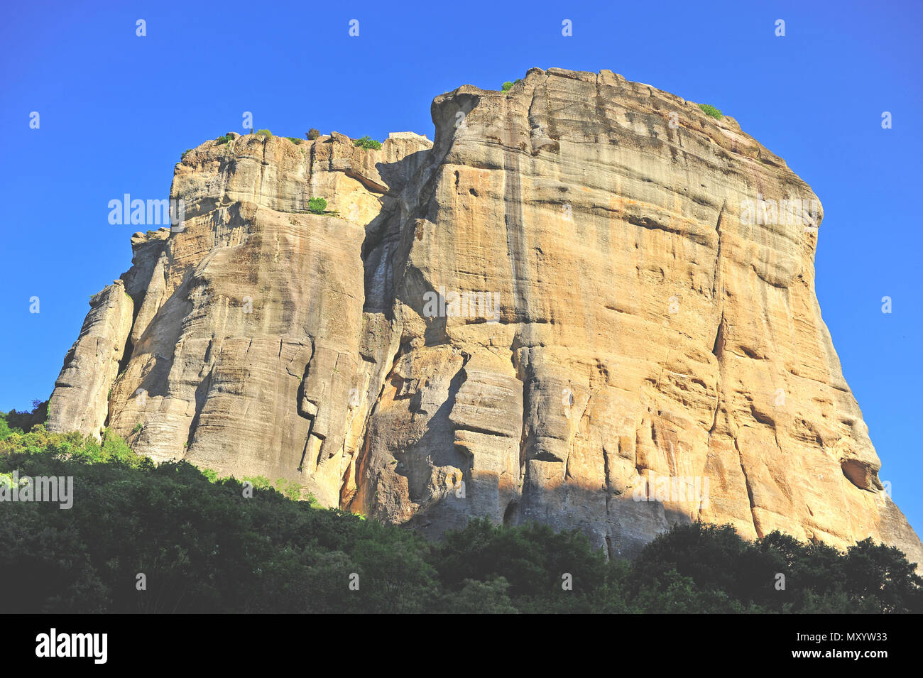Meteora rock formation, central Greece Stock Photo - Alamy