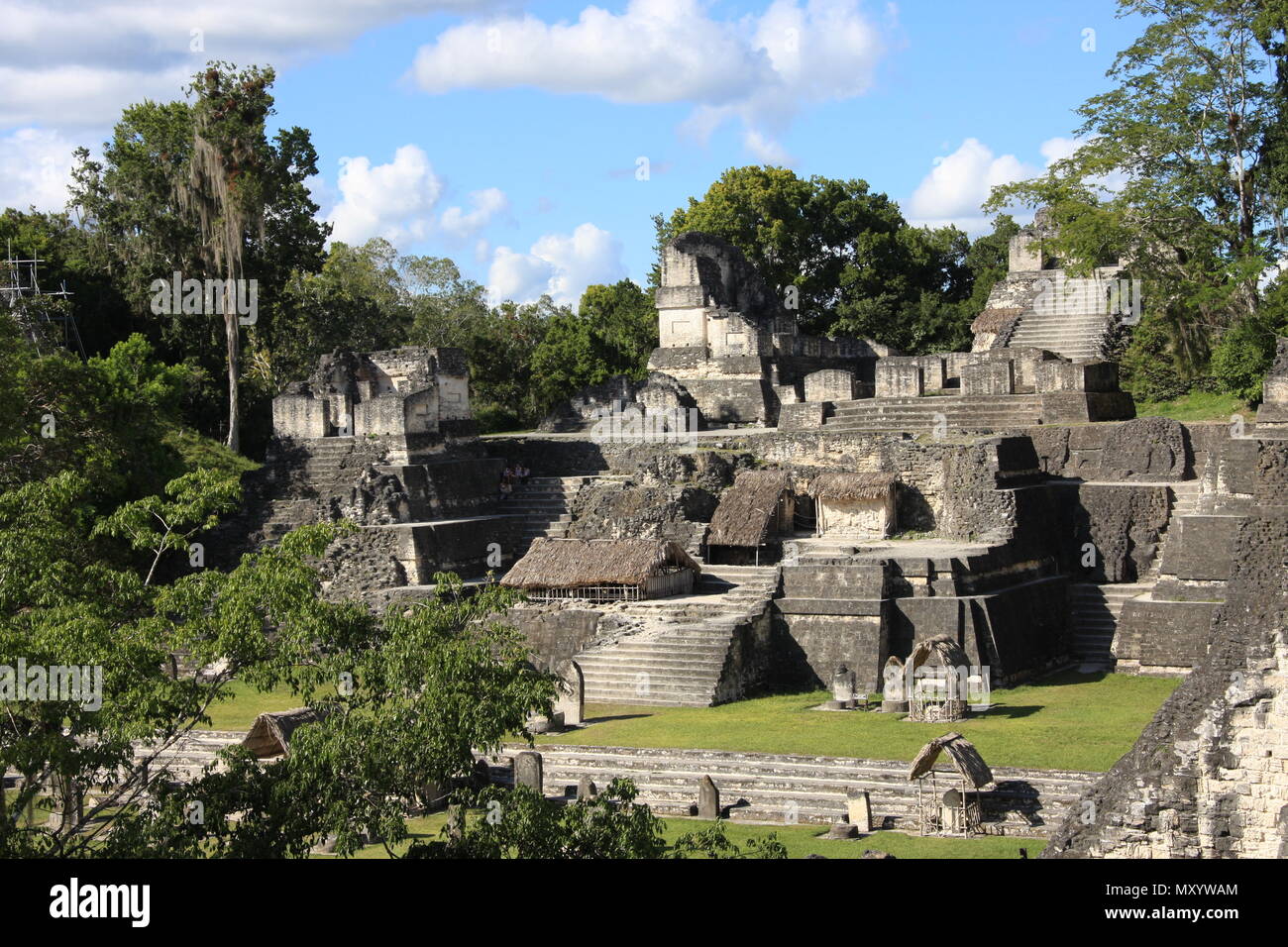 North Acropolis, Tikal, Mayan city Guatemala Stock Photo - Alamy