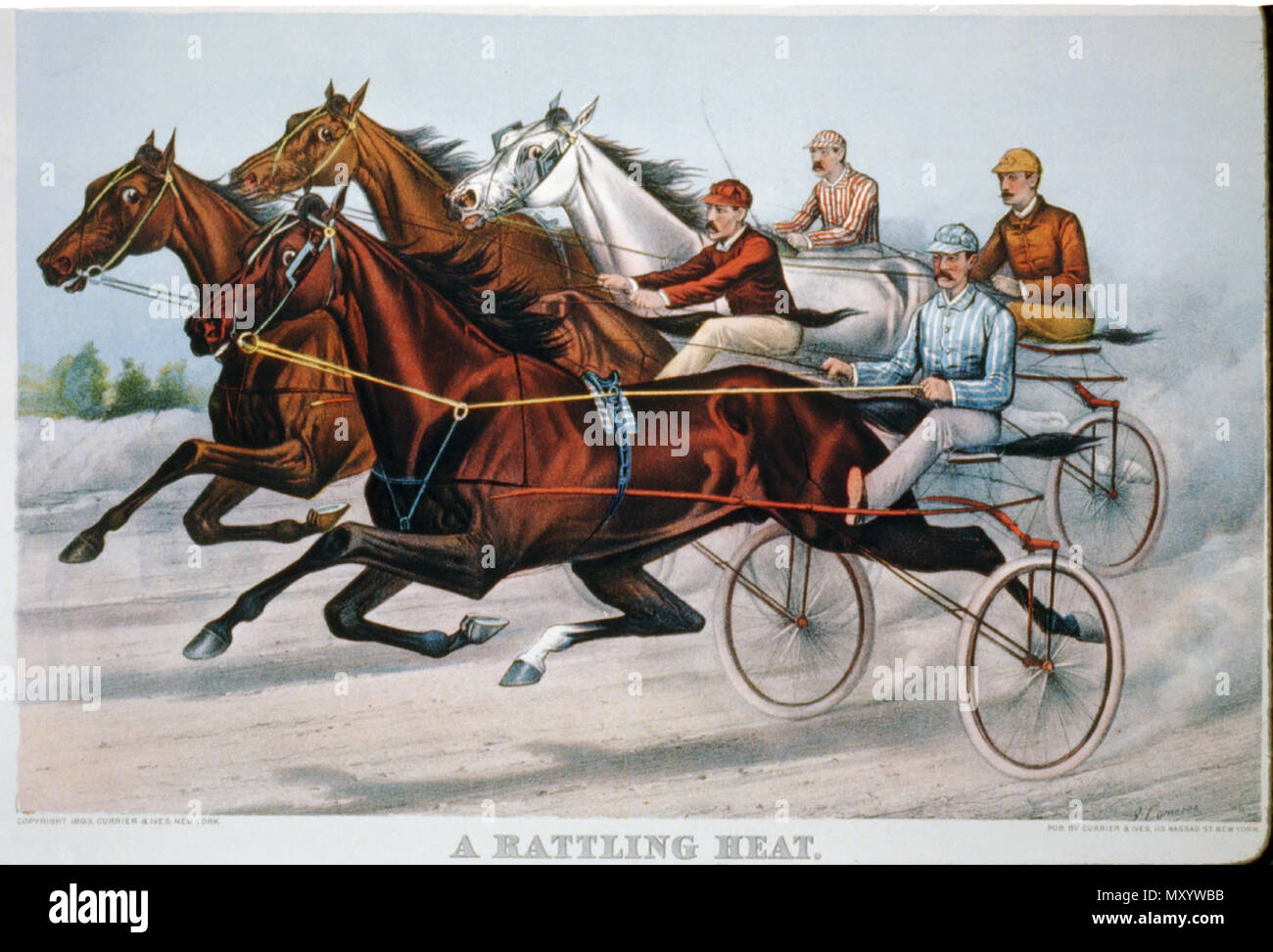 19th century harness racers hi-res stock photography and images - Alamy