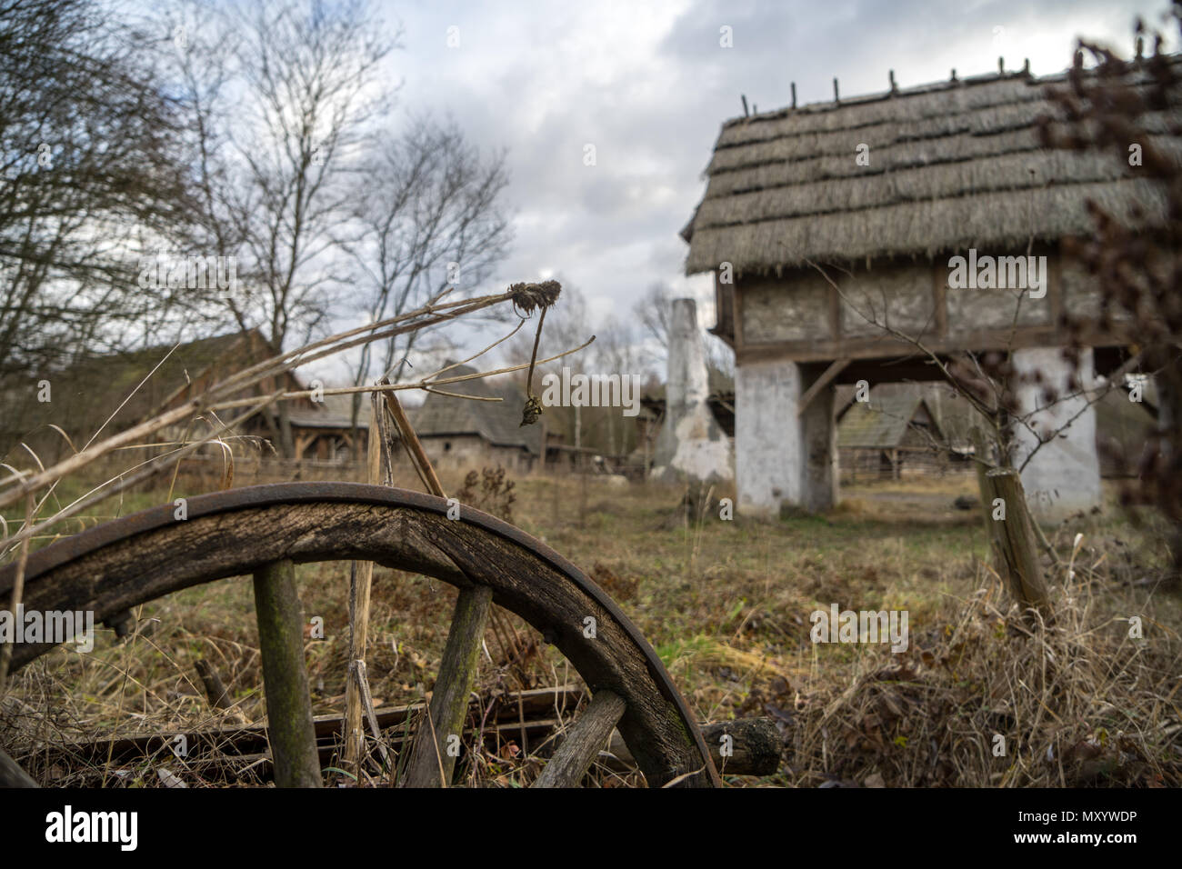 Abandoned Medieval Village, Prague, Czech Republic Stock Photo - Alamy