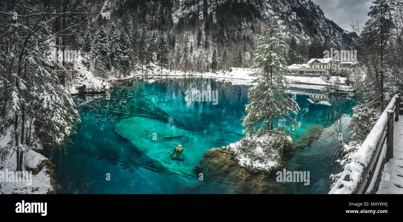 Lake blausee hi-res stock photography and images - Alamy