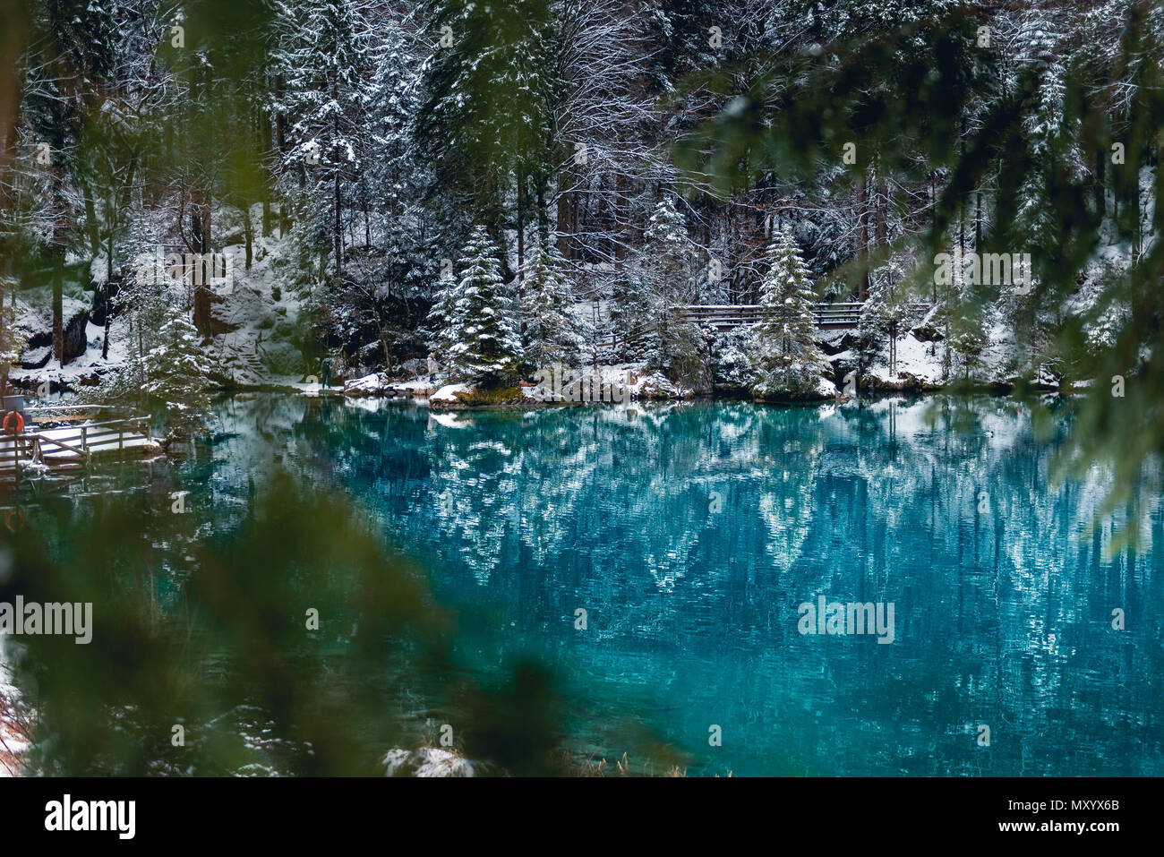 Lake Blausee High Resolution Stock Photography and Images - Alamy