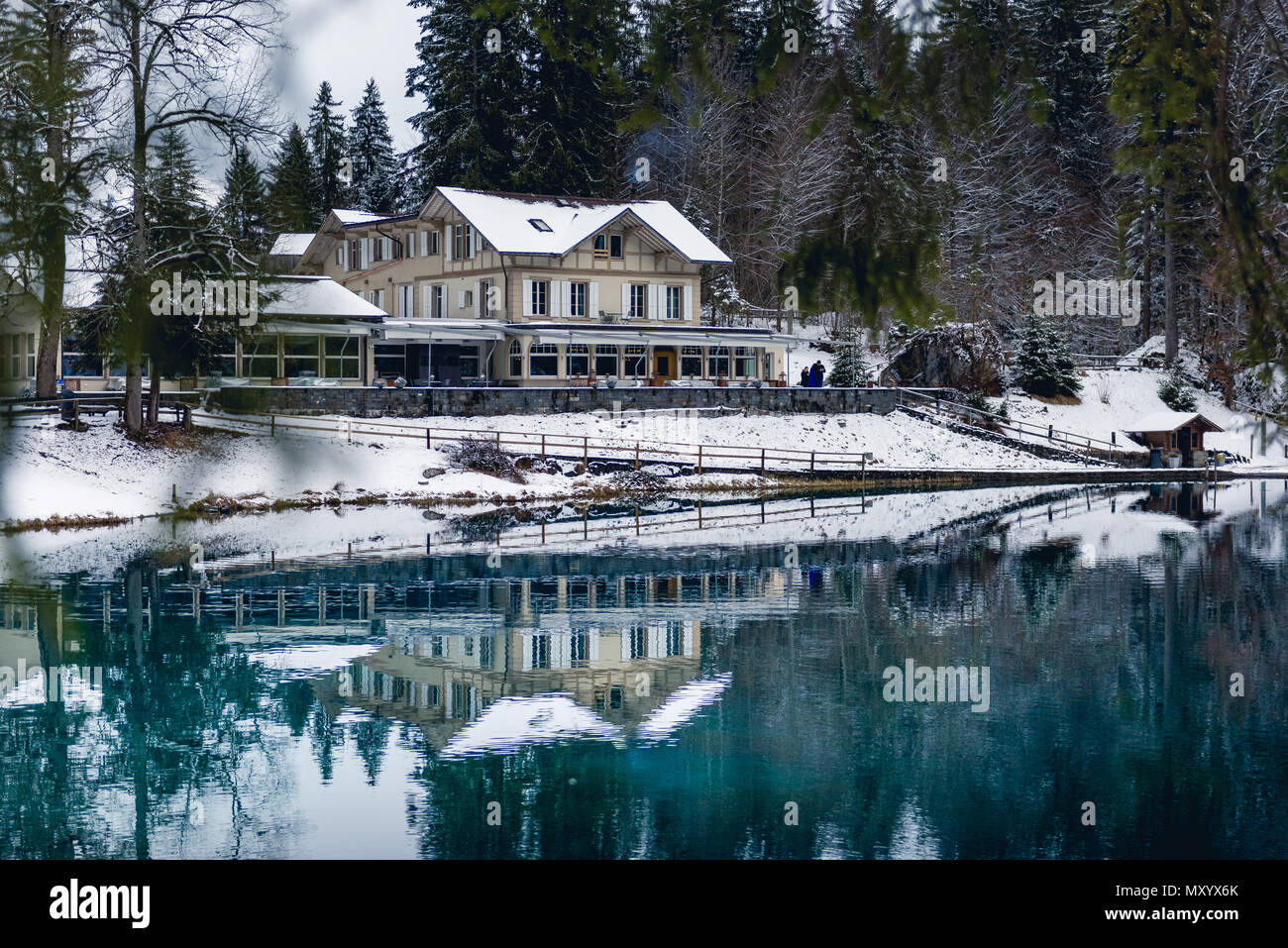 Lake blausee hi-res stock photography and images - Alamy