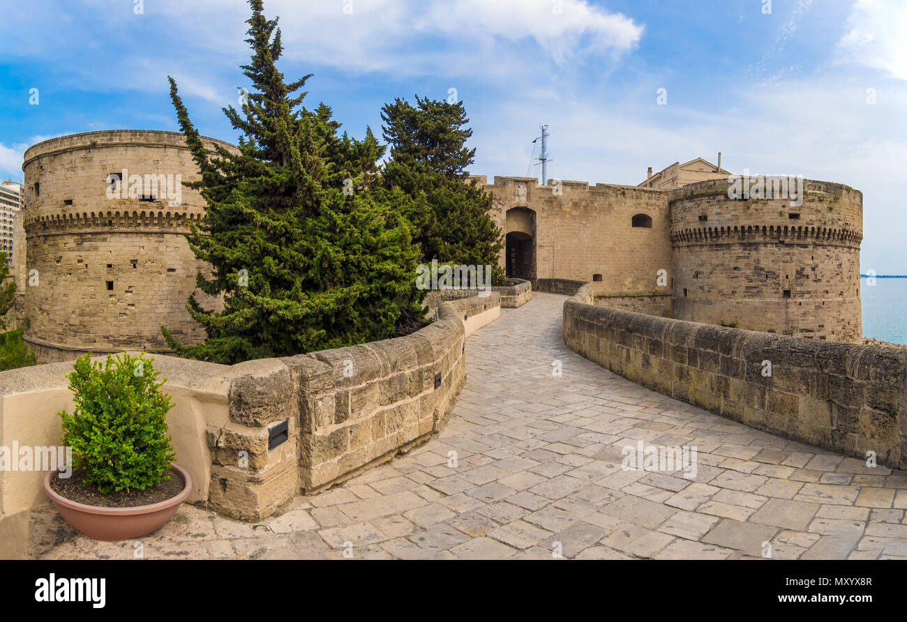 Taranto, Italy - The historic center of a big city in southern Italy ...