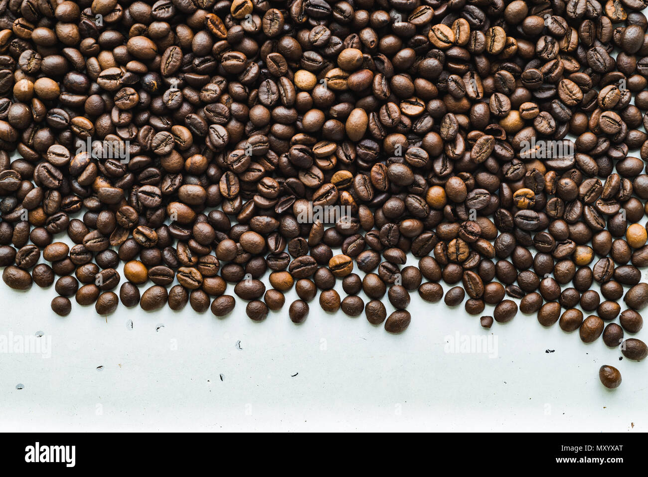 Surface with coffee beans Stock Photo - Alamy