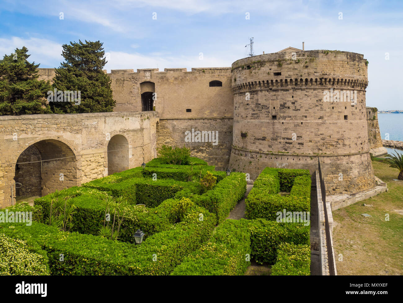 Taranto, Italy - The historic center of a big city in southern Italy ...