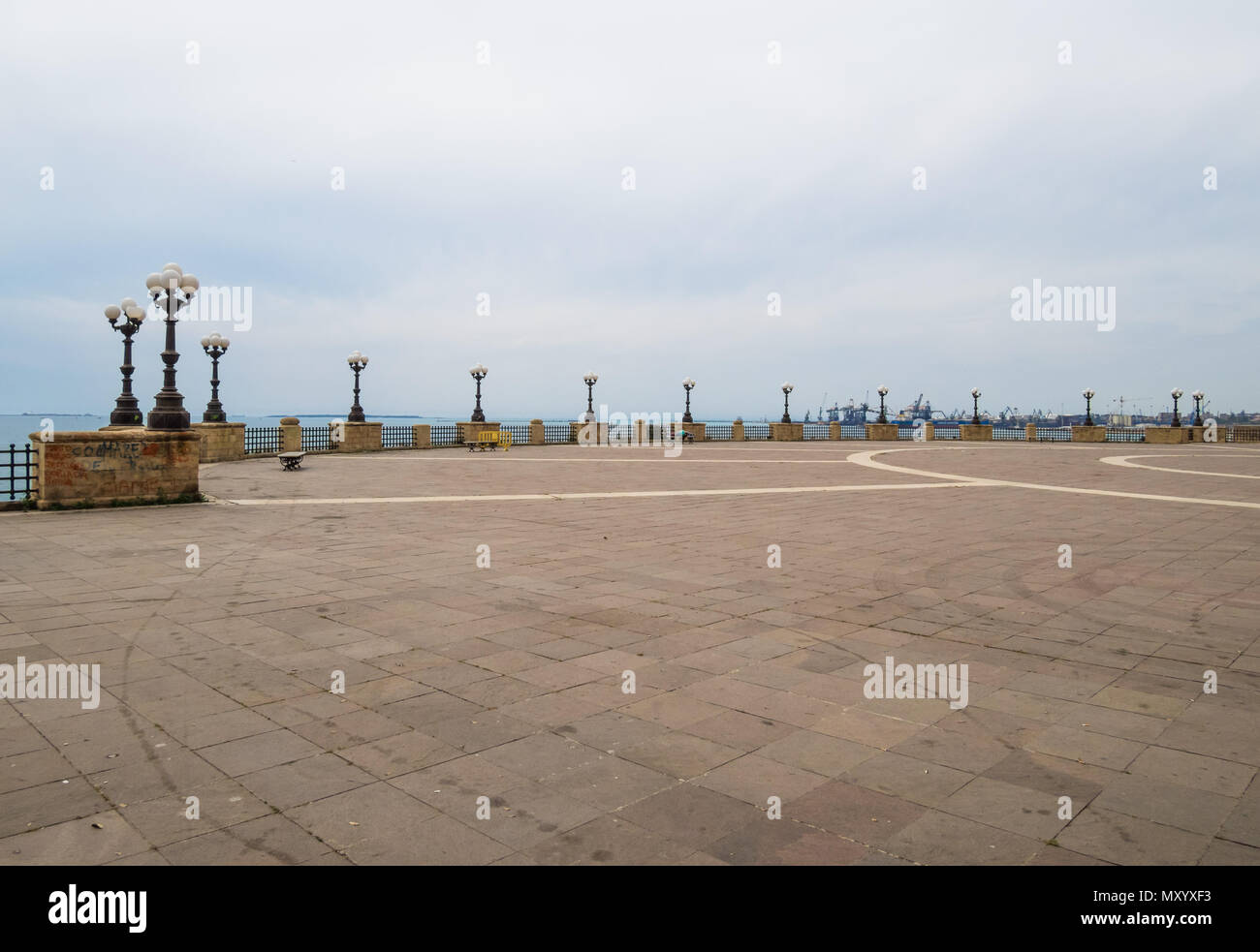 Taranto, Italy - The historic center of a big city in southern Italy ...