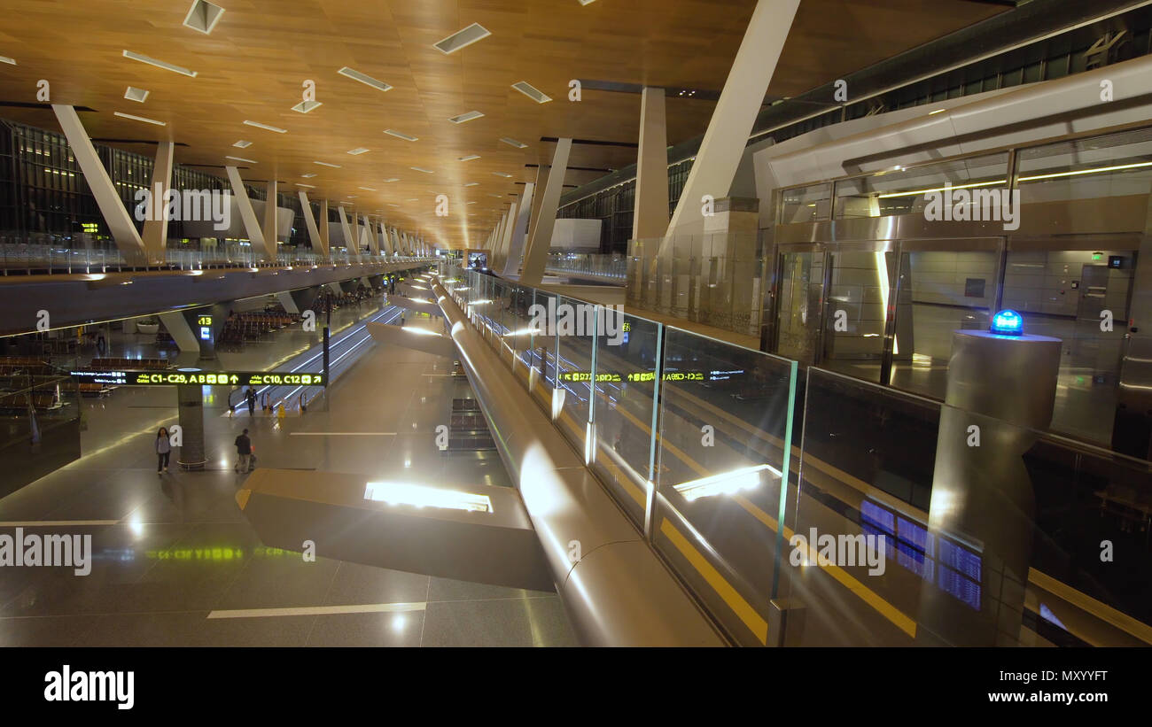 Qatar Airport Interior Inside High Resolution Stock Photography and ...