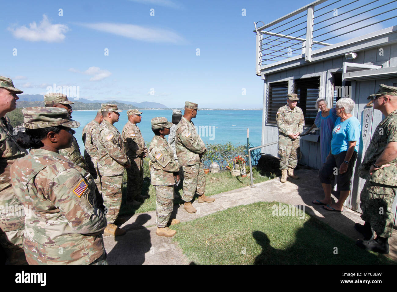Senior enlisted leaders from 8th Theater Sustainment Command visit the ...