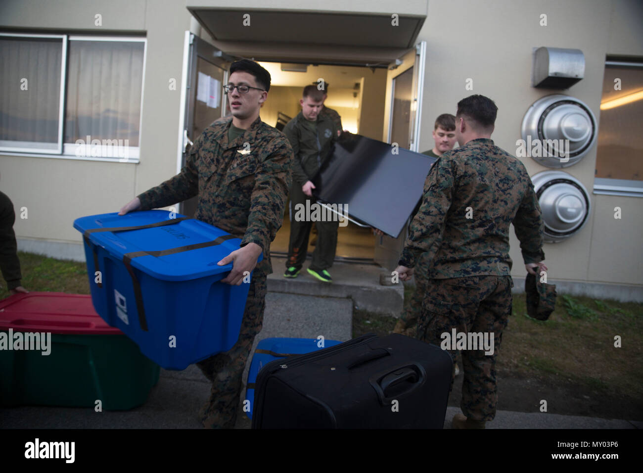 Marine Aerial Refueler Transport Squadron (VMGR) 152, Marines move ...