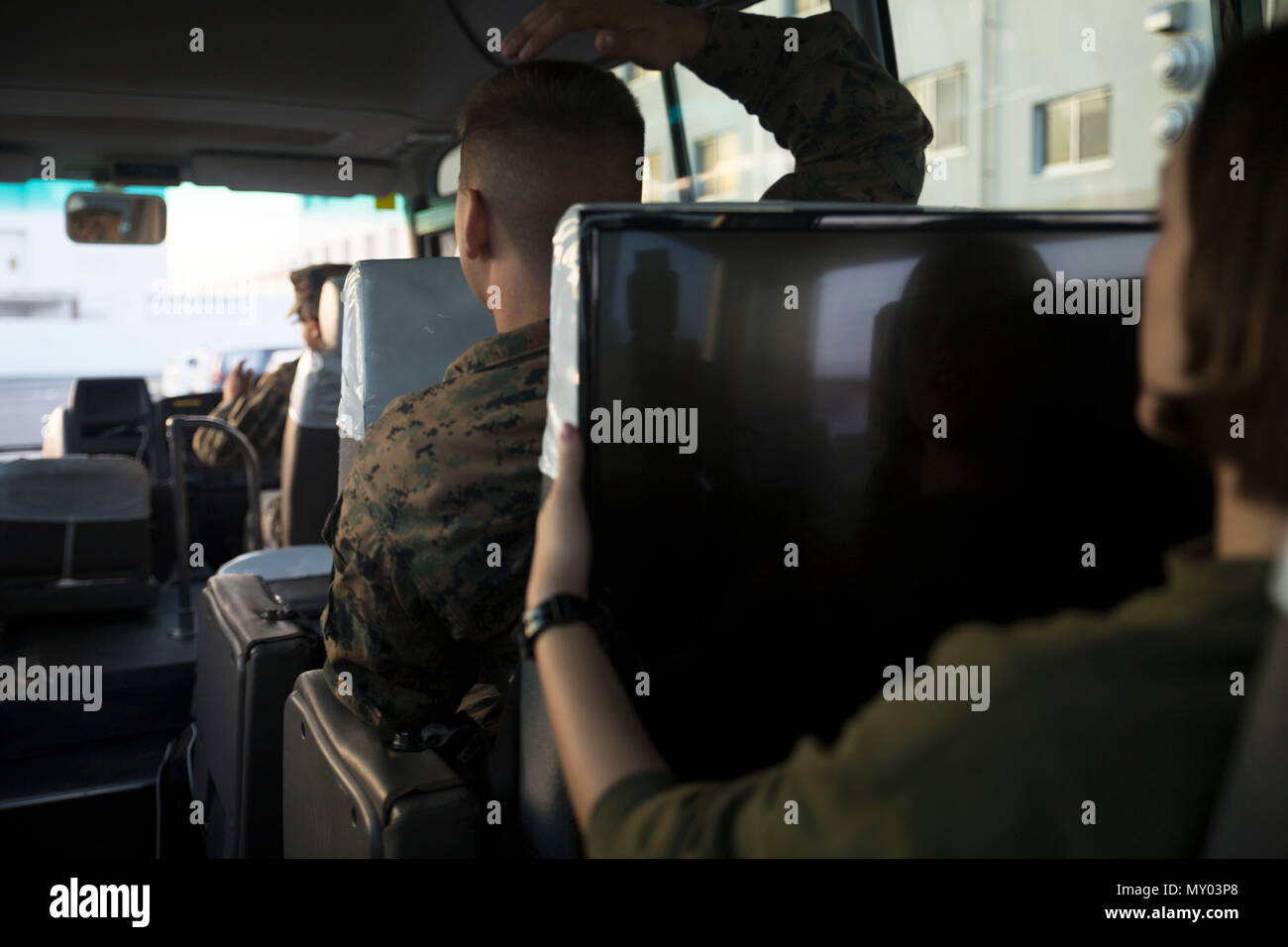 Marine Aerial Refueler Transport Squadron (VMGR) 152 Marines ride the ...