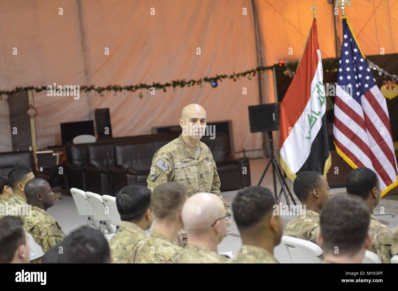 Command Sgt. Maj. Benjamin Jones of Combined Joint Task Force Operation ...