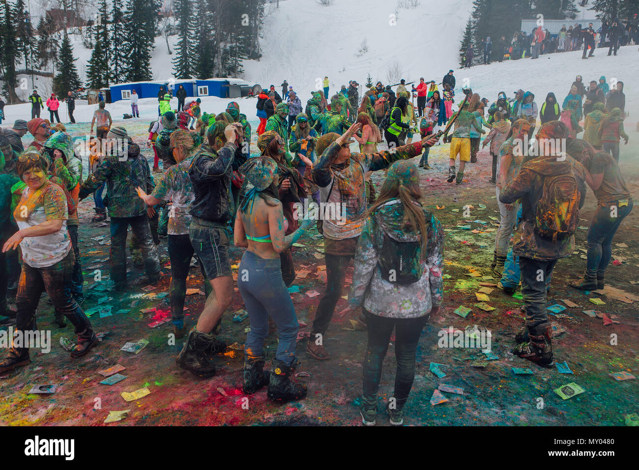 Powder paint battle hi-res stock photography and images - Alamy