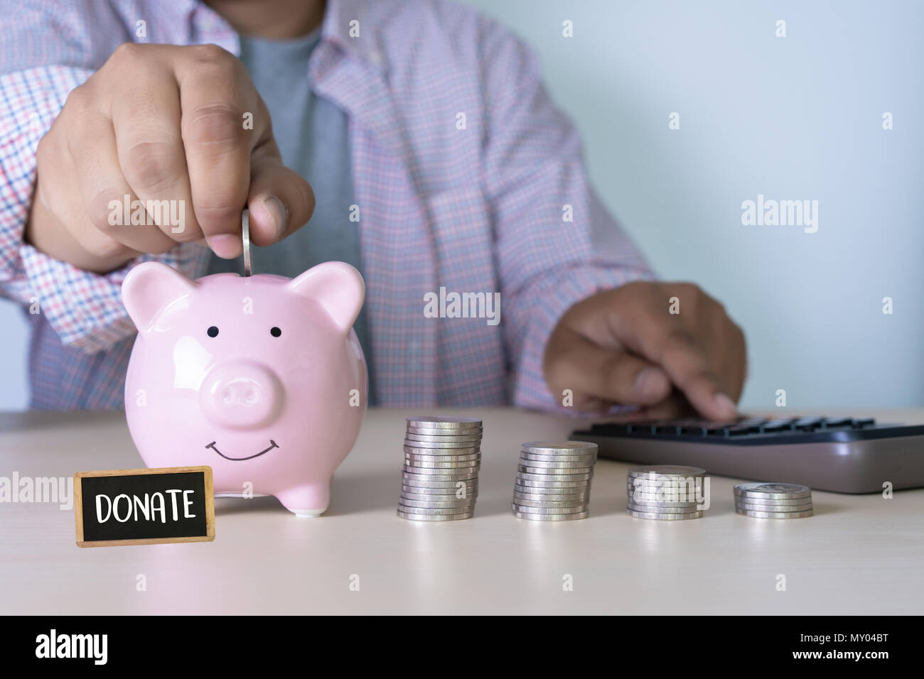 DONATE concept giving and donation Charity Give Help Stock Photo - Alamy