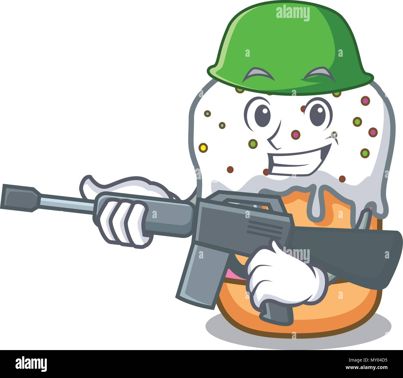 Army easter cake character cartoon Stock Vector Image & Art - Alamy