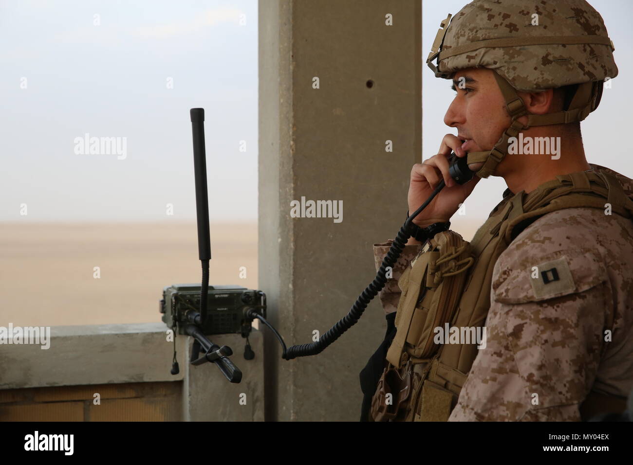 Capt. William Knies, the assistant air officer for Special Purpose ...