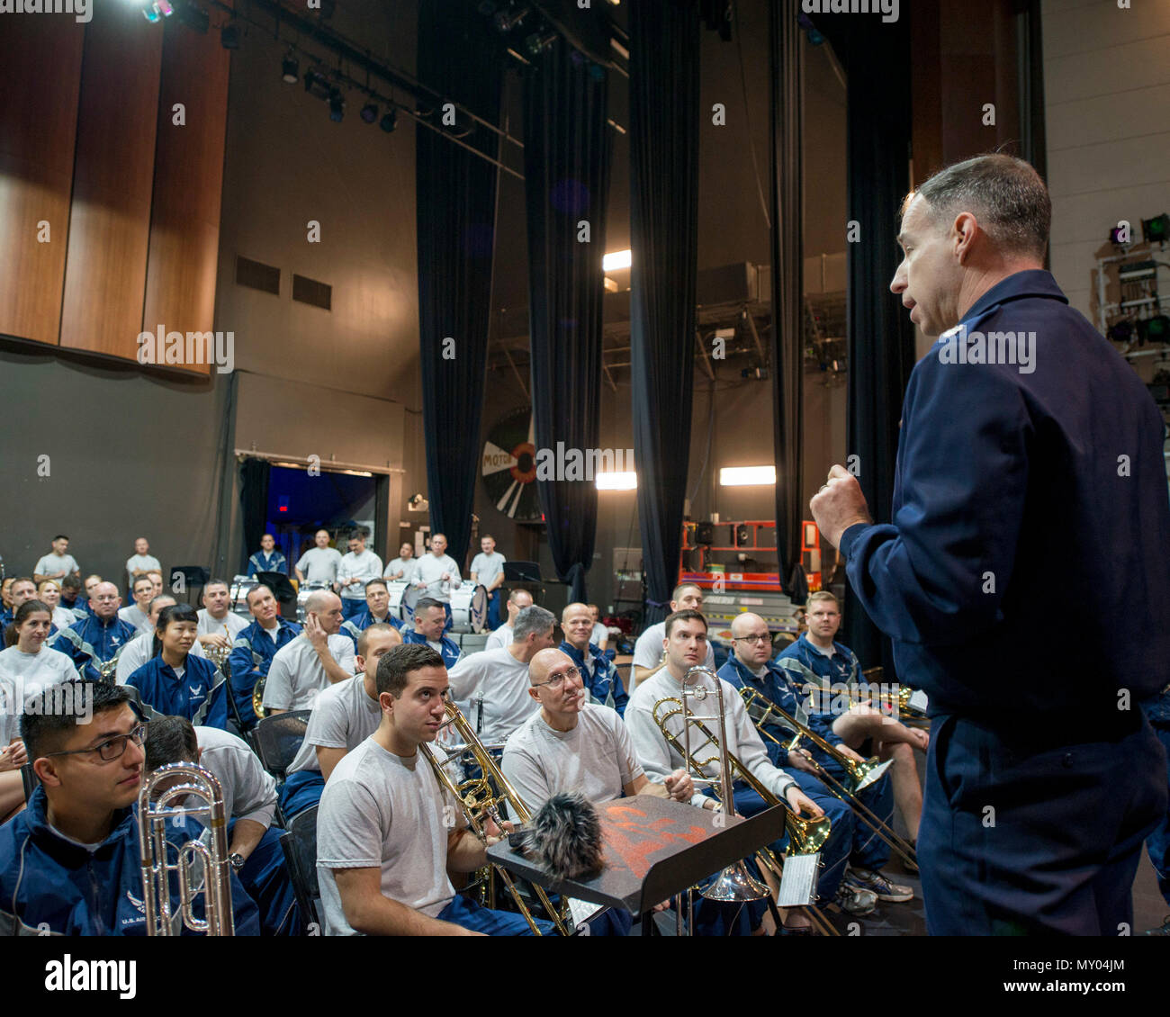 Usaf band of the mid america commander hi-res stock photography and ...