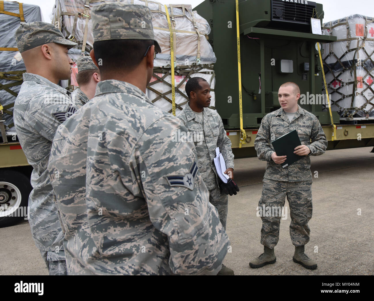 Medical logistics technicians from the 81st Medical Support Squadron ...
