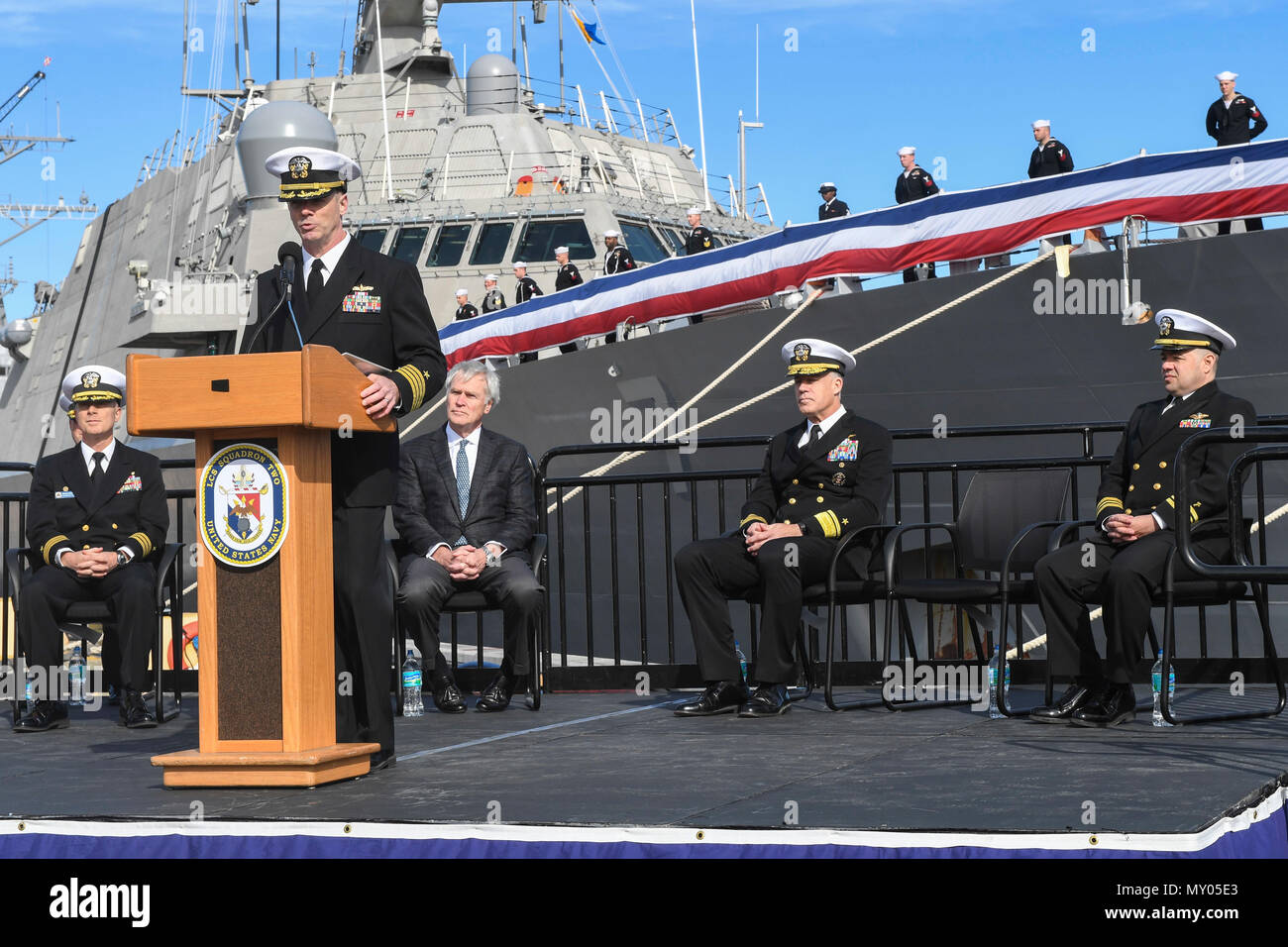161230-N-TP832-064 JACKSONVILLE, Fla. (Dec. 30, 2016) Capt. Paul Young ...