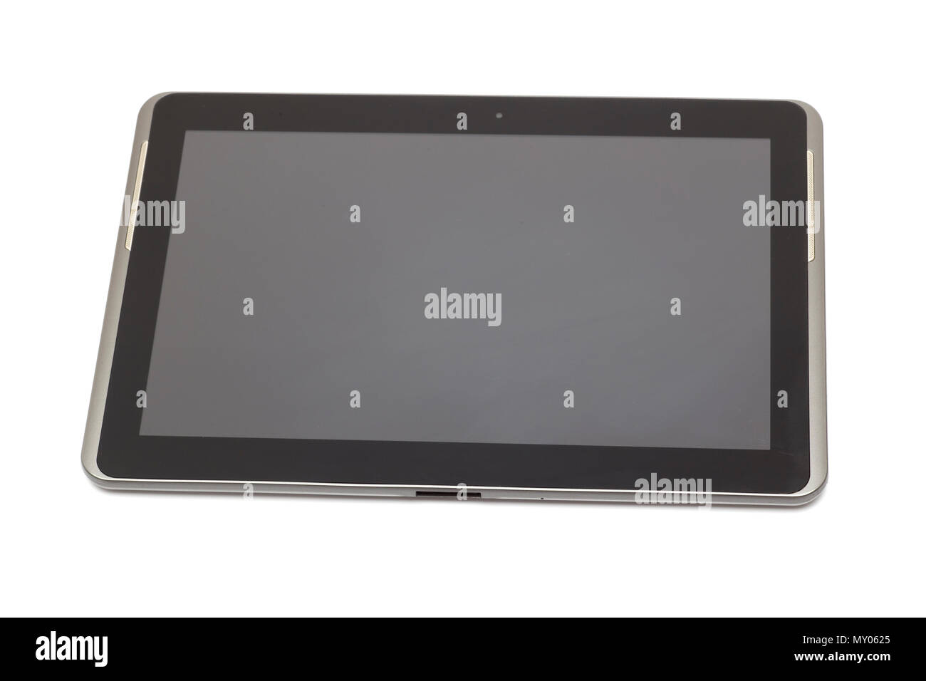 A tablet device in a white background Stock Photo - Alamy