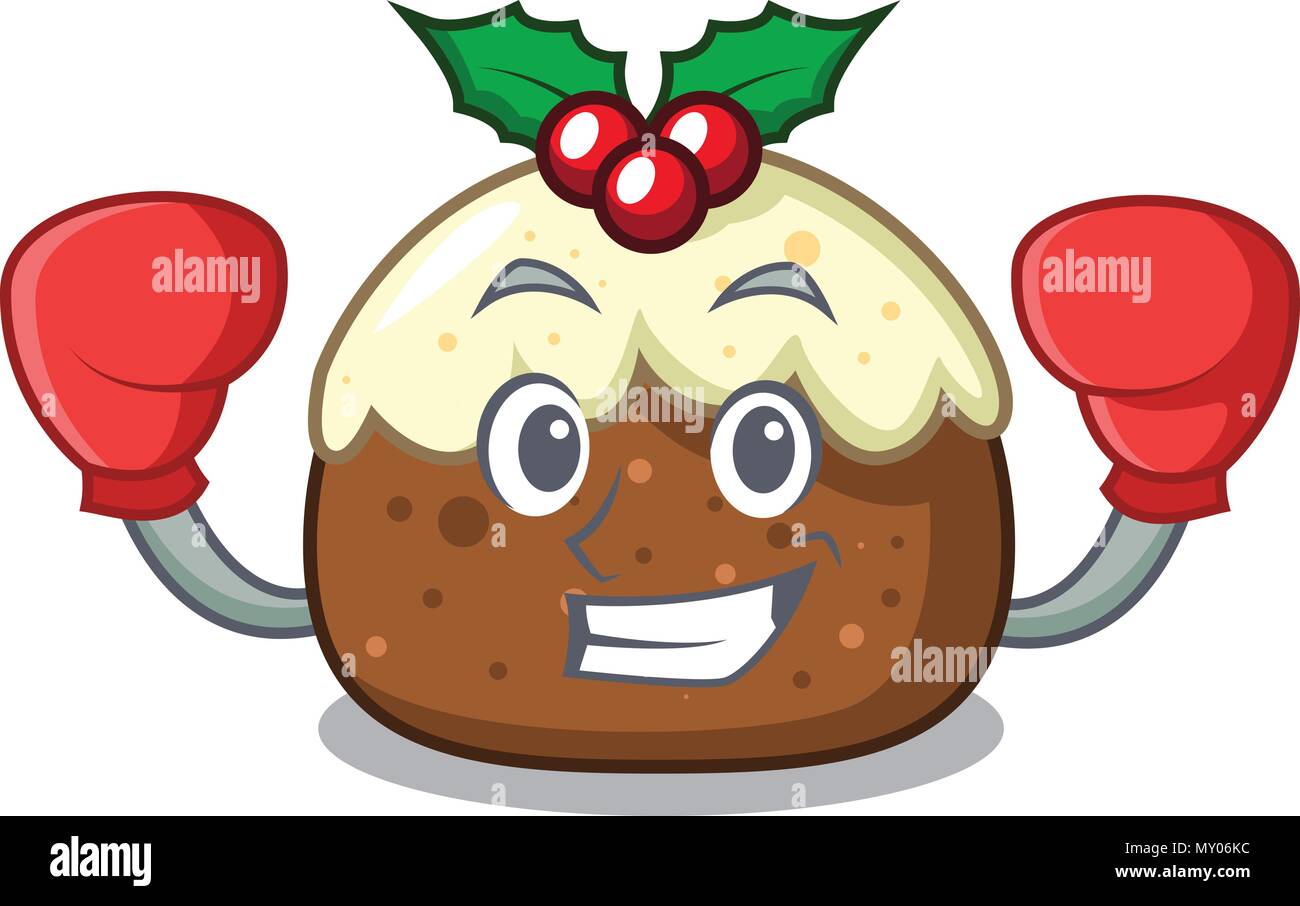 Boxing fruit cake character cartoon Stock Vector Image & Art - Alamy