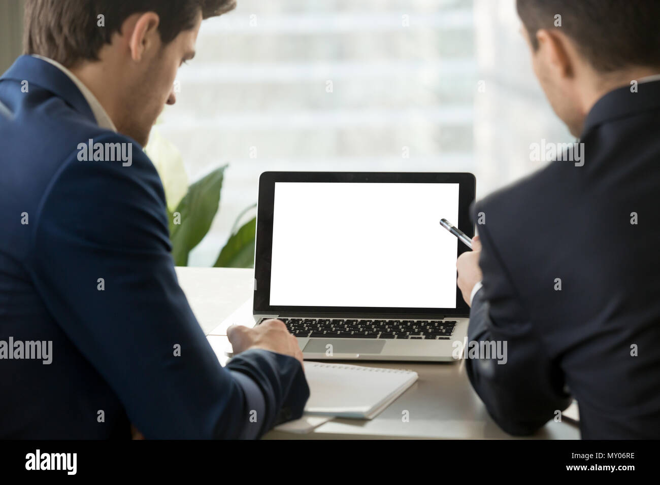 Two men in suits hi-res stock photography and images - Alamy