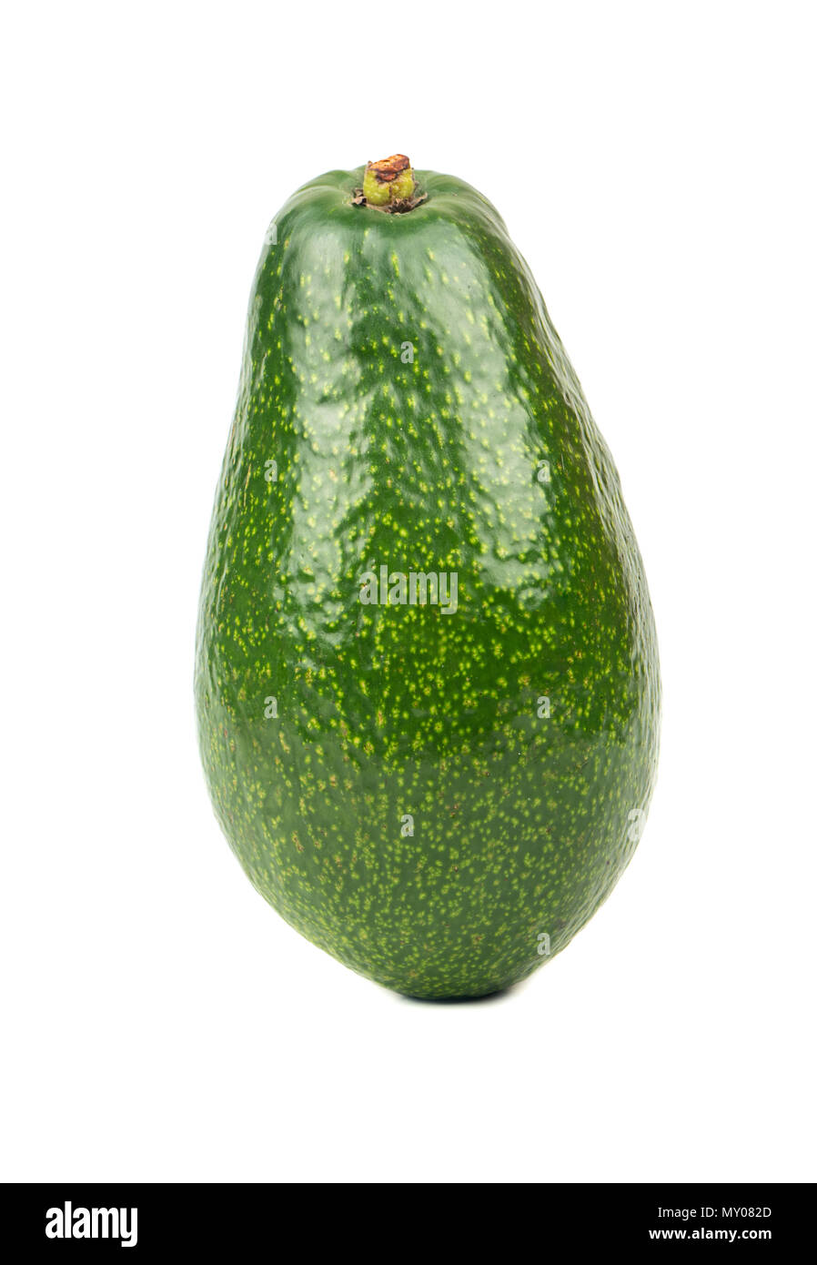 Green avocado fruit isolated on white background Stock Photo - Alamy