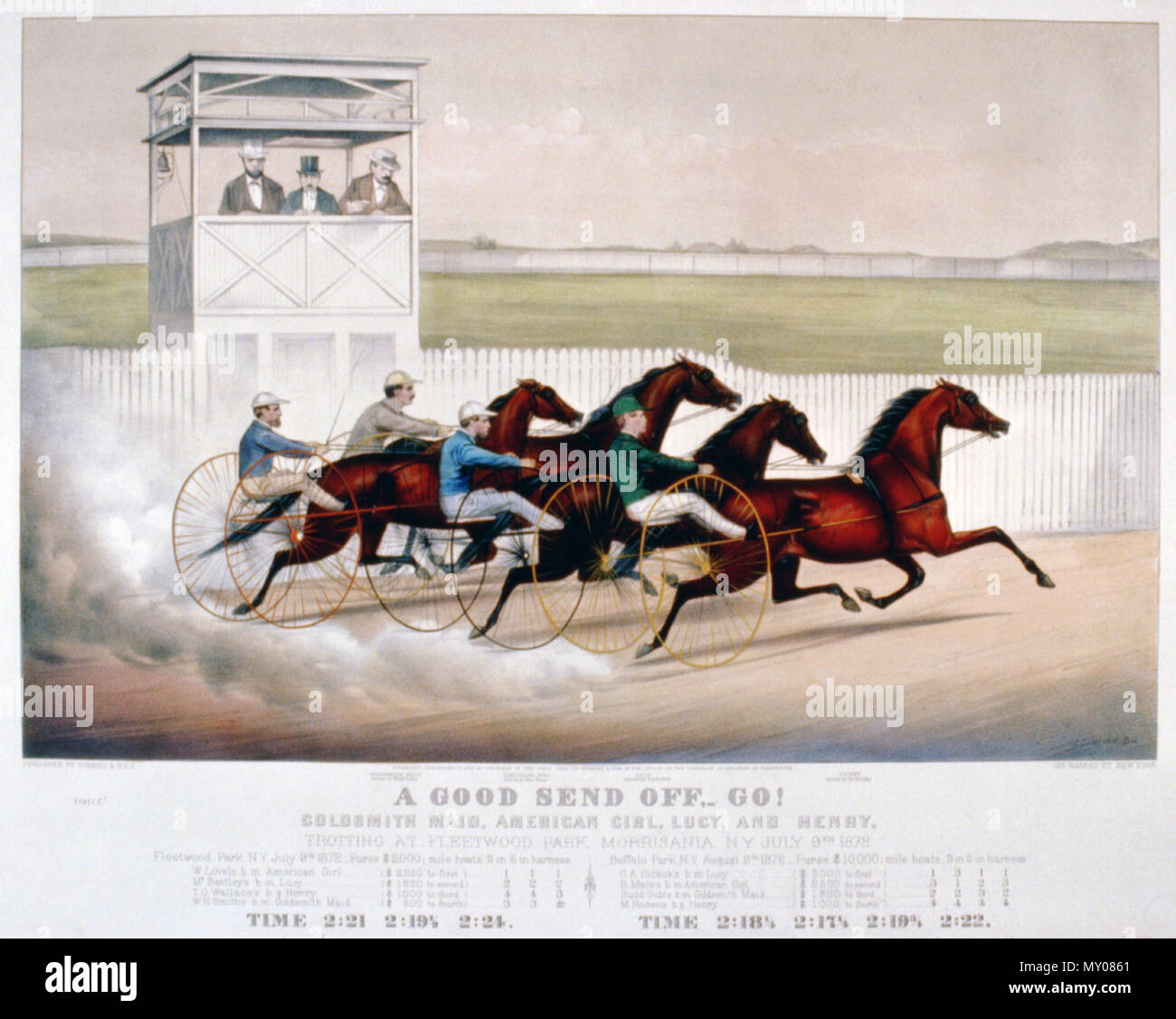 1800s harness racing hi-res stock photography and images - Alamy