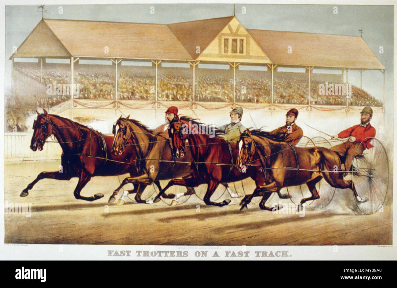 Horse race track 1800s hi-res stock photography and images - Alamy