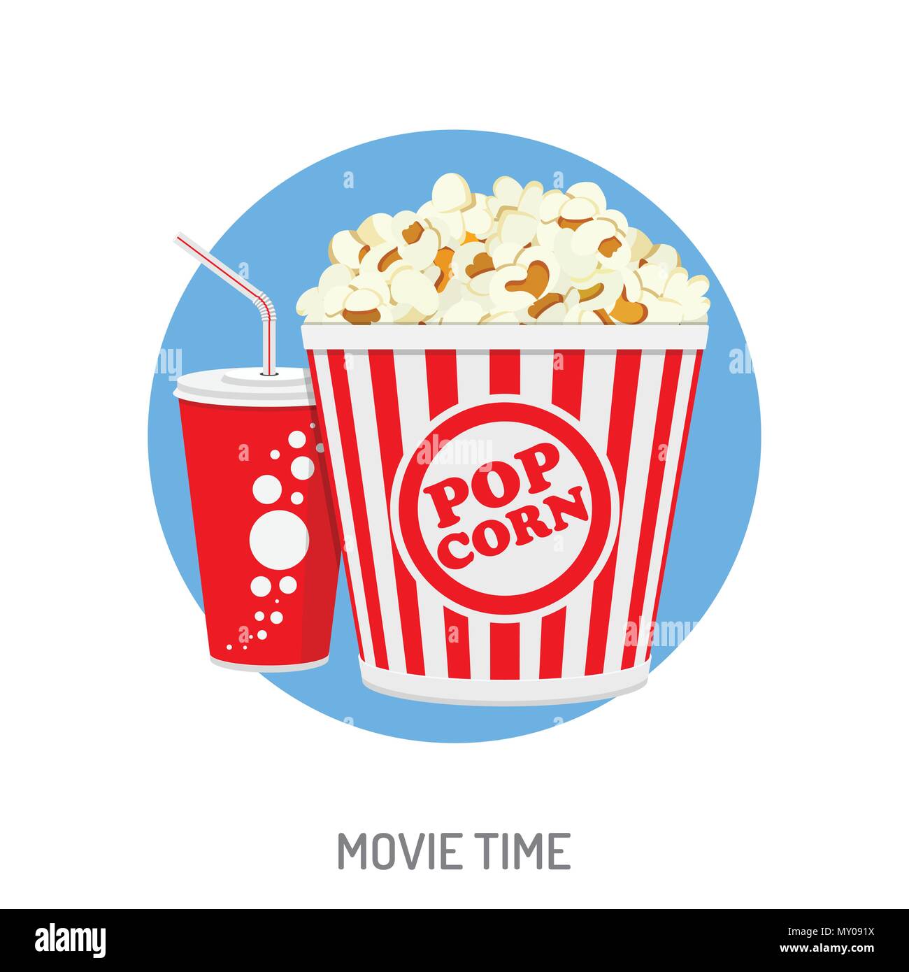 Movie time banner film Cut Out Stock Images & Pictures - Alamy