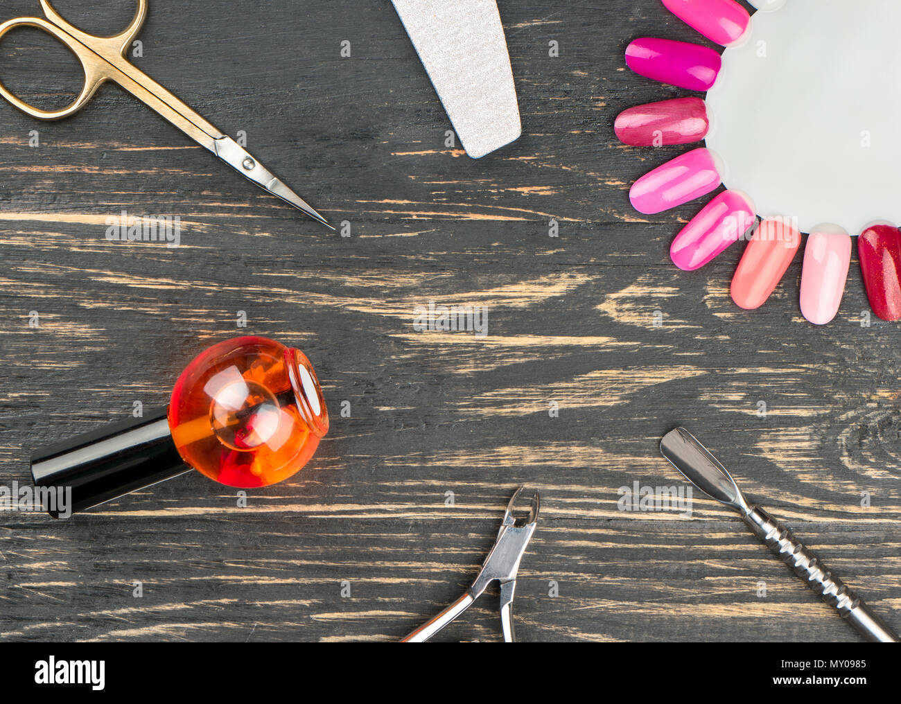 Manicure tools scissors nail cutter hi-res stock photography and images ...