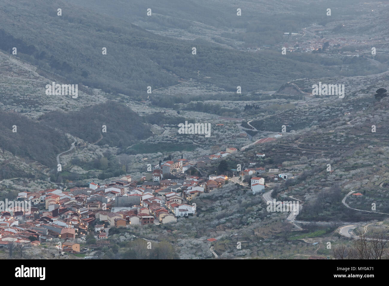 Jerte valley spain cherry blossom hi-res stock photography and images ...