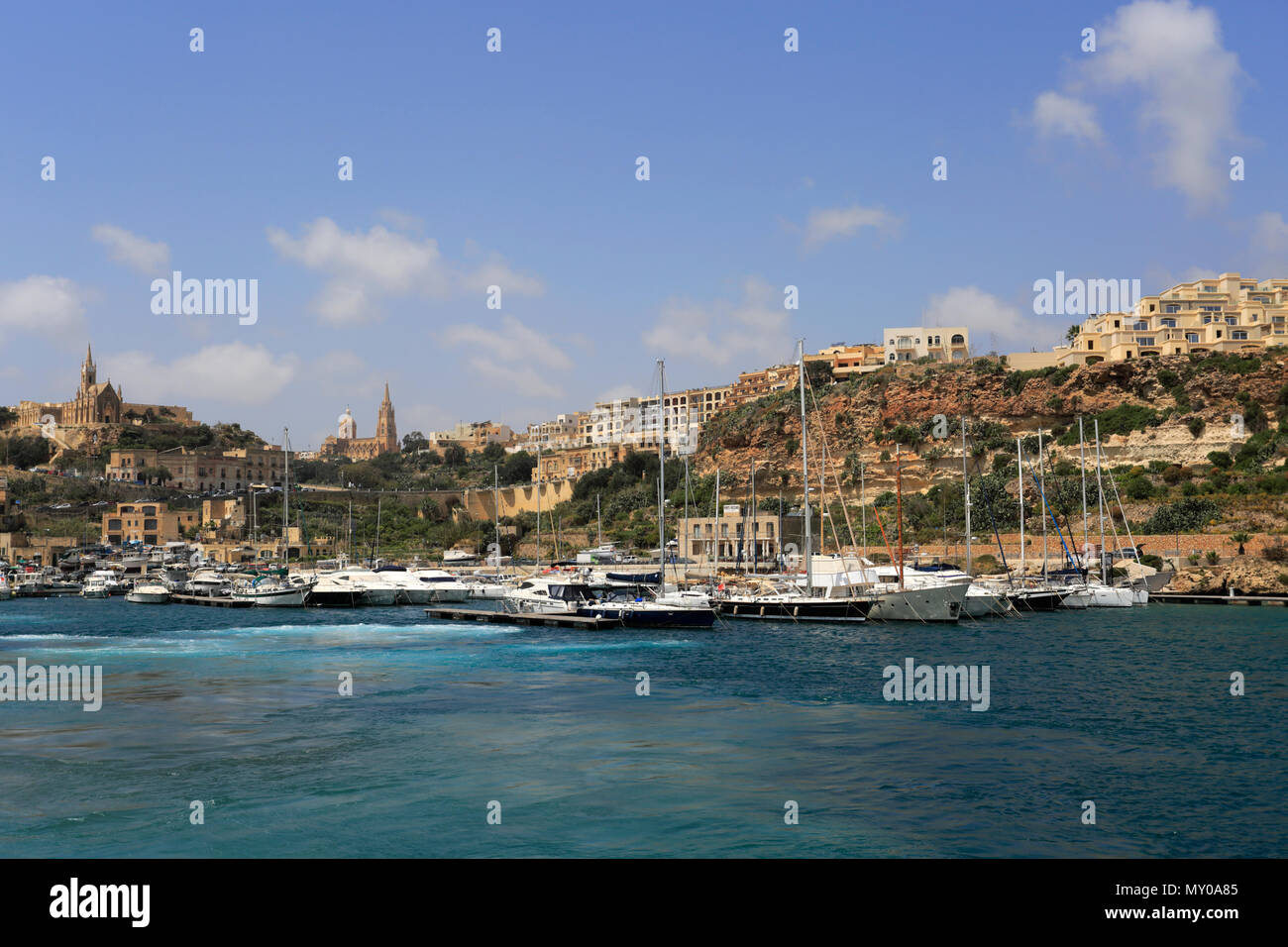Gozo ferries in mgarr harbour hi-res stock photography and images - Alamy