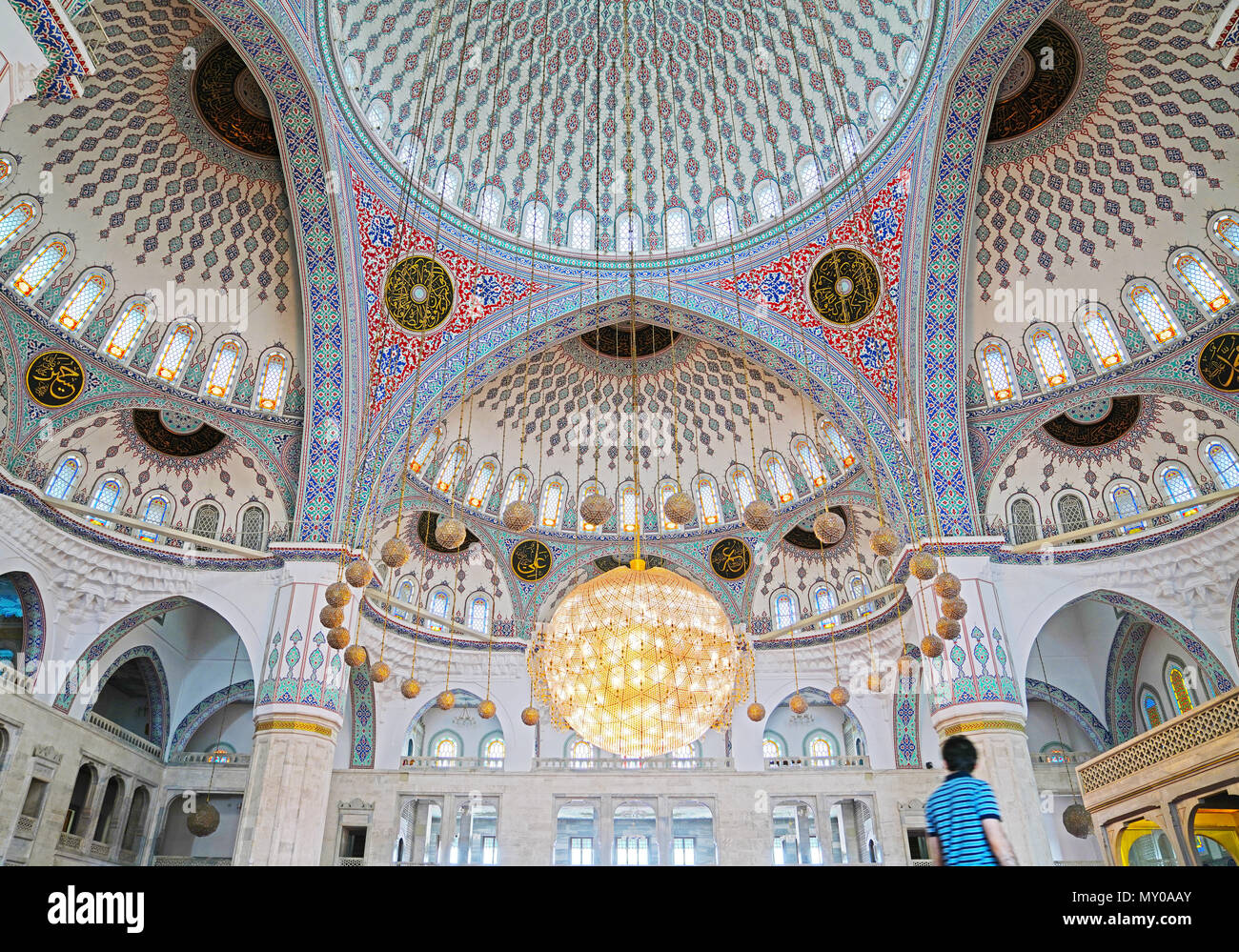 Kocatepe mosque islamic art hi-res stock photography and images - Alamy