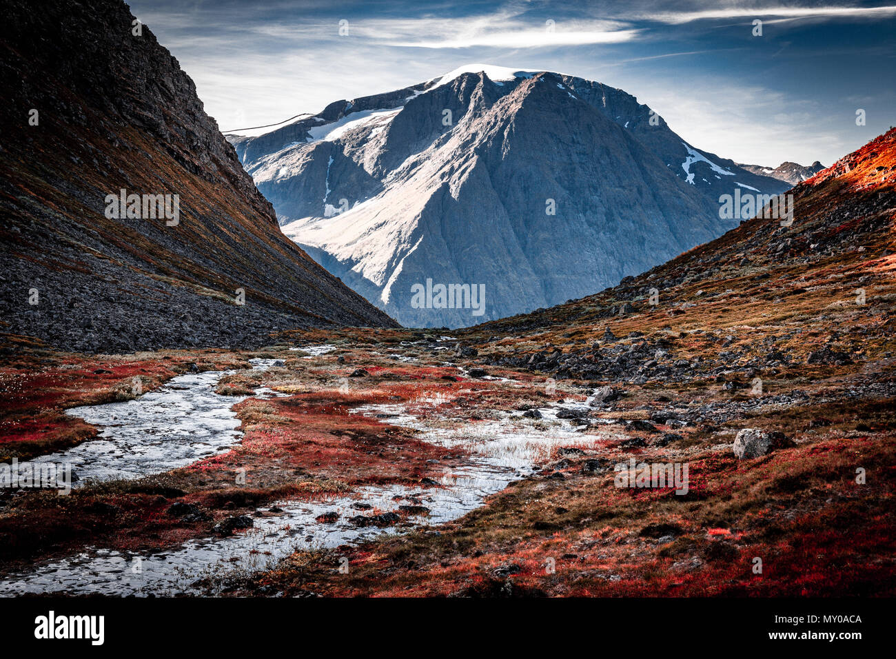 Autumn in Norway, Sunnmore alps Stock Photo - Alamy